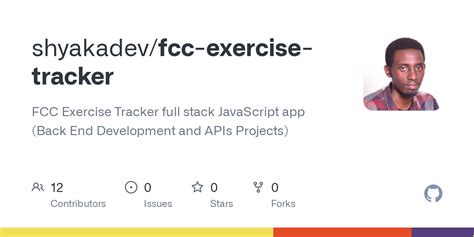 github shyakadev fcc exercise tracker fcc exercise tracker full