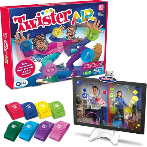Hasbro Gaming Twister Air Spiel Ar App Spielspiel Mit Handgelenk Und