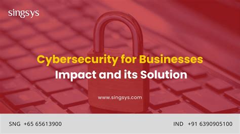 Singsys Pte Ltd On Linkedin Cybersecurity For Businesses Impact And Its Solution Singsys Blog