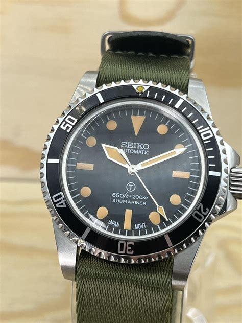 [wts] 39mm Seiko Vintage Milsub Mod Regulated Nh38 Movement High