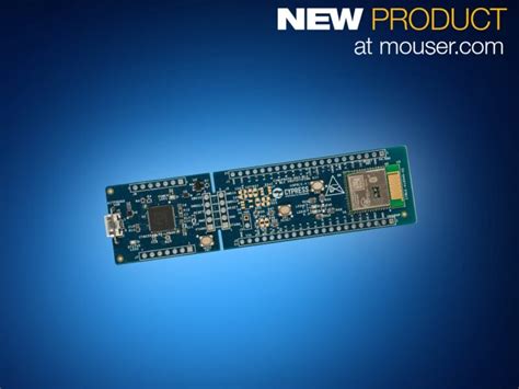 mouser stocking cypress psoc 6 ble prototyping kit