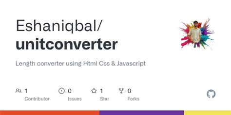 Eshan Iqbal On Linkedin Github Eshaniqbalunitconverter Length