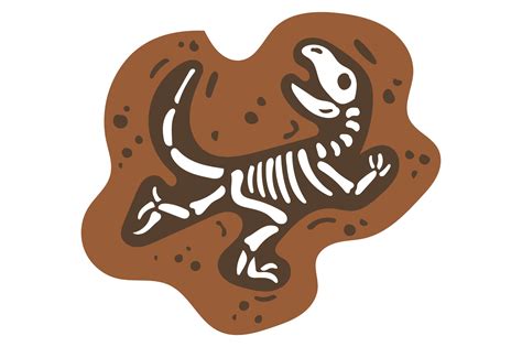 Dinosaur Fossil Svg Cut File By Creative Fabrica Crafts · Creative Fabrica