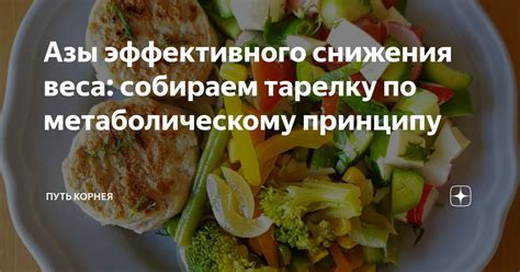 Азы эффективного снижения веса: собираем тарелку по метаболическому ...