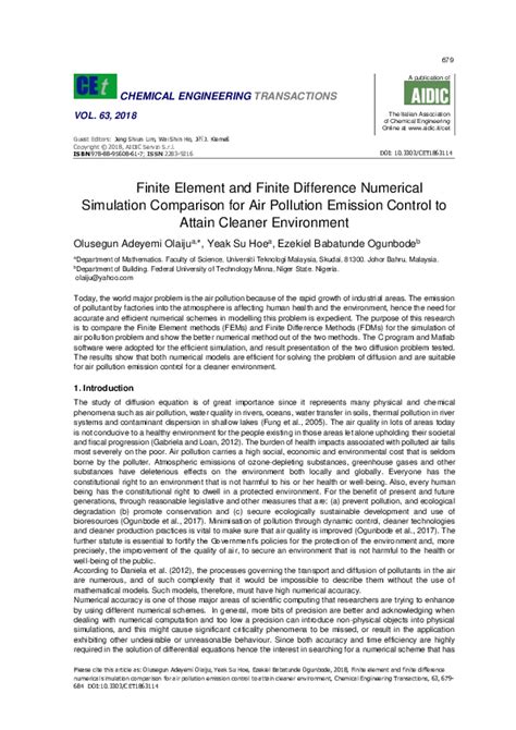 Pdf Finite Element And Finite Difference Numerical Simulation