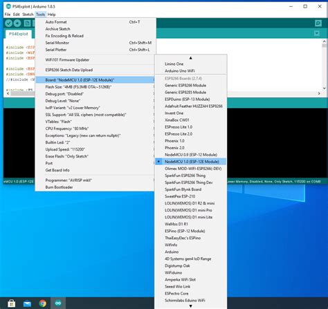 Esp8266 How To Make A Ps4 Exploit Bin File To Host And Flash