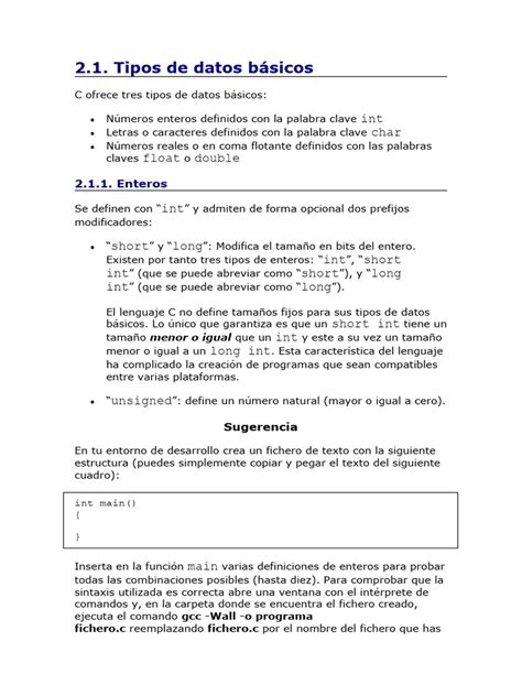 tipos de datos pdf java lenguaje de programación c lenguaje de