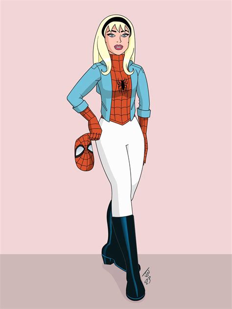 Gwen Stacy Unmasked By Jettmanas On Deviantart