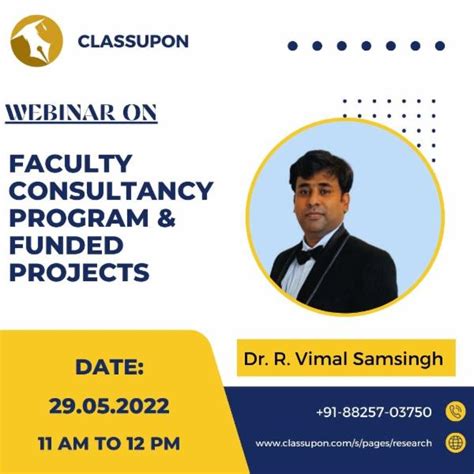 Faculty Consultancy Program And Funded Projects