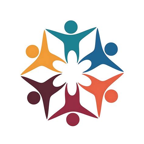 An Abstract And Colorful Graphic Representing Unity And Collaboration