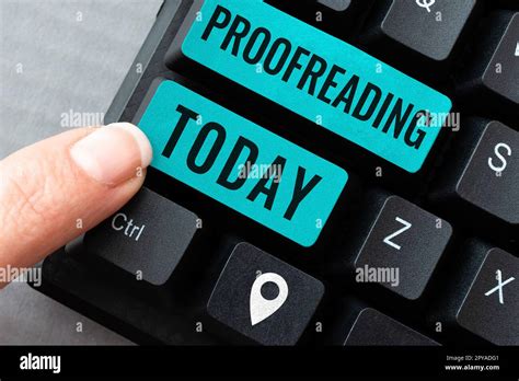 text caption presenting proofreading business idea act of reading and