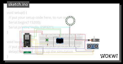 Radar Wokwi Esp32 Stm32 Arduino Simulator