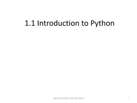 1 Introduction To Python Pptx