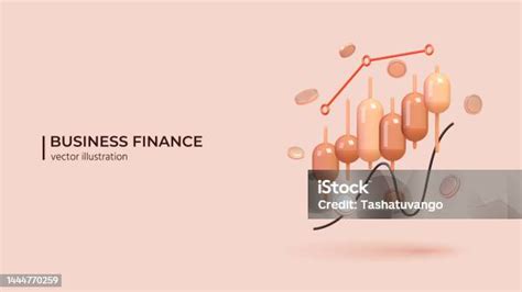 만화 최소 스타일의 주식 시장 그래프의 현실적인 3d 디자인 가격에 대한 스톡 벡터 아트 및 기타 이미지 가격 개념 개념과 주제 Istock