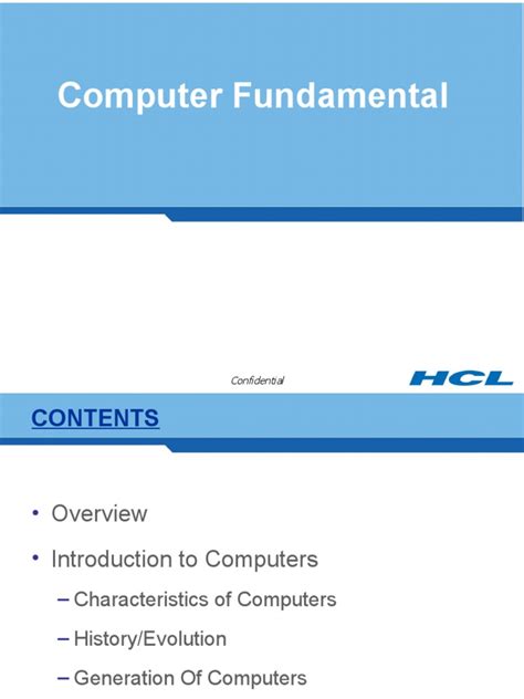 Computer Fundamental Confidential Pdf Computer Data Storage