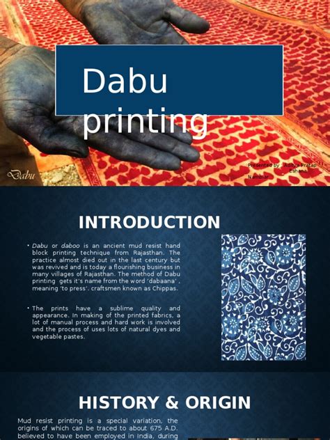 Dabu Prints Final Dye Red