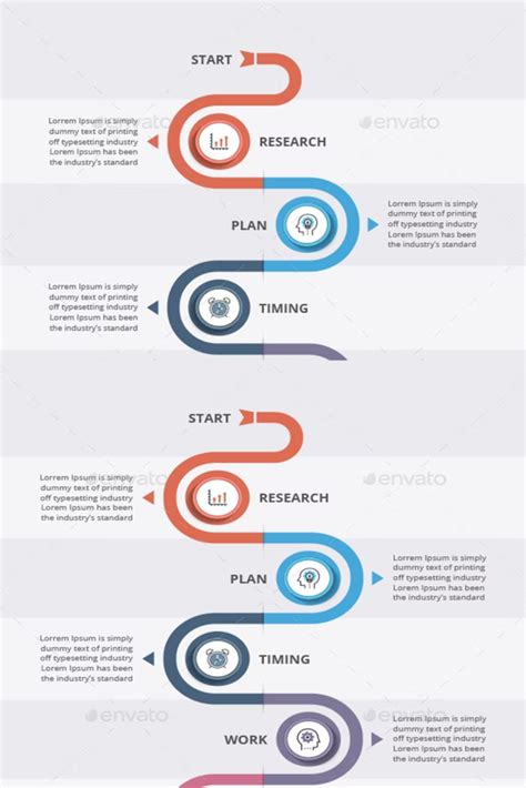 Progress Infographics Vertical MasterBundles