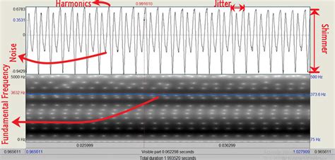 Fundamental Frequency Shimmer Jitter And Hnr Analysis Of An Audio Download Scientific