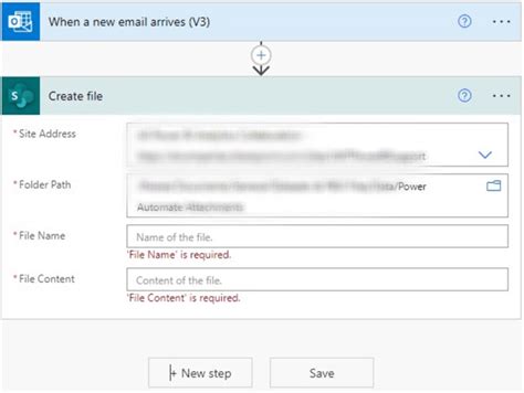 Extract Email Attachments And Save Files In SharePoint Folder