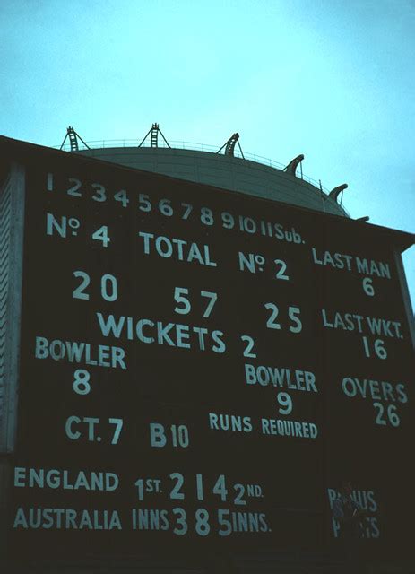 The Oval Scoreboard The Scoreboard Looking At The State O… Flickr