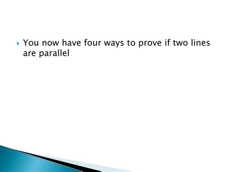PPT Proving Lines Parallel PowerPoint Presentation Free Download ID