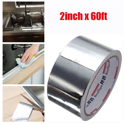 Sliver Aluminum Foil Tape For Duct Work 2 In X 60 Ft Reflectix Tape