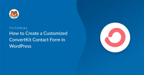 How To Create A Customized Convertkit Form In Wordpress