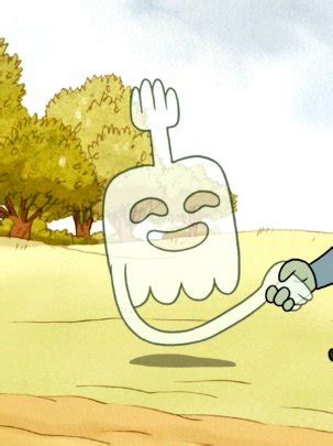 How To Draw Regular Show High Five Ghost