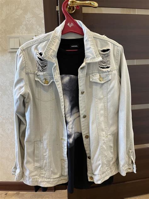 Джинсовая куртка оверсайз — цена 120 грн в каталоге Куртки Купить