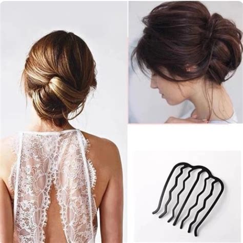 Hair Comb Bun Shaping Tool Iron Bun Pick Shopee Philippines