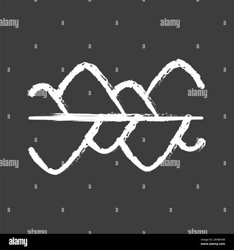 Music Frequency Level Chalk Icon Vibration Noise Level Curves Sound Waves Waveforms Digital