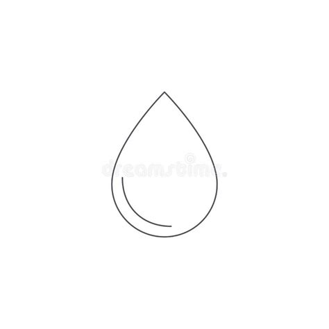 Raindrop Outline Teardrop Raindrop Wooden Craft Shape 3mm Mdf