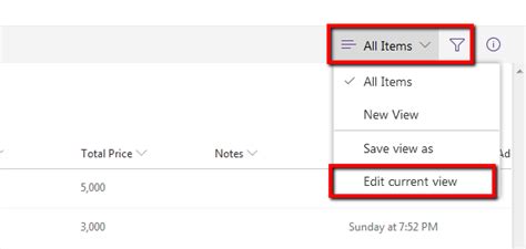Learn Sharepoint In Series Part Thirty Four Editing And Deleting A Sharepoint List View