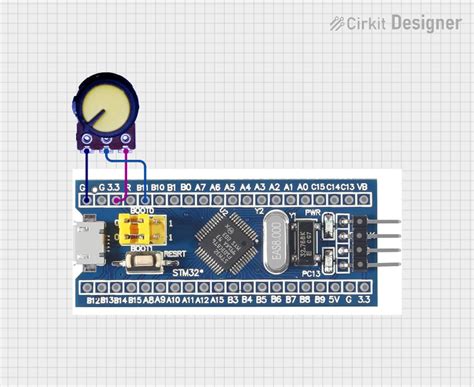 how to use stm32f103c8t6 pinouts specs and examples cirkit designer