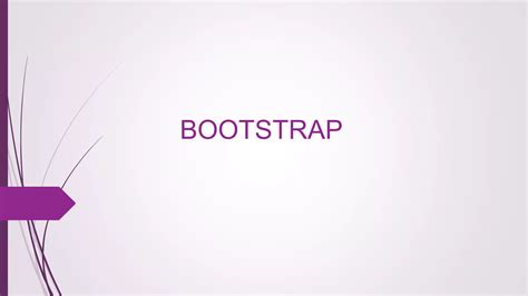 Bootstrap Part 1 Ppt