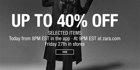Zara Stores Black Friday Canada