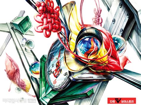 기초디자인 면적의 대비와 공간의 대비에 관하여~ 저울 복주머니 구슬 홍대 다윈브이스토리 미술학원 미술학원 작품갤러리 실기연재