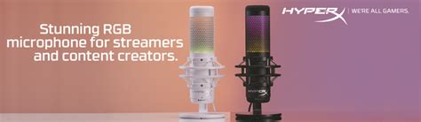 Hyperx Quadcast S Hyperx Quadcast S Usb Rgb Gaming Condenser