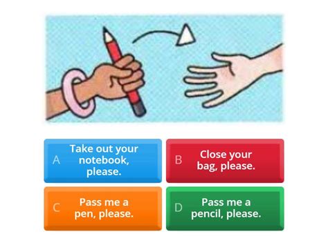 Sm1 Unit 1 Classroom Commands Quiz