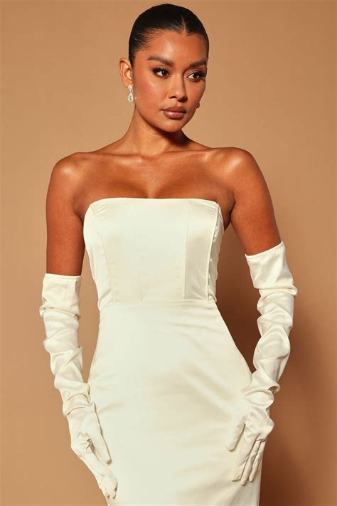 Crawford Gown Set Cream Fashion Nova Luxe Fashion Nova