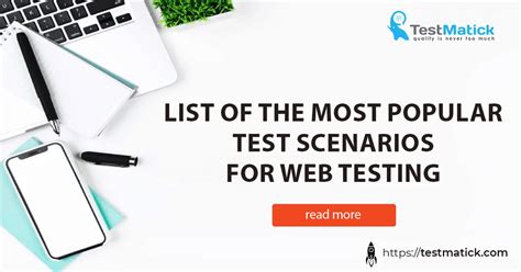 List Of The Most Popular Test Scenarios For Web Testing Testmatick