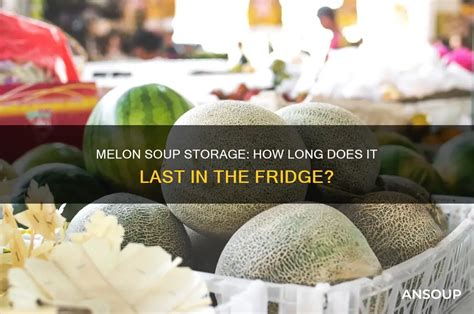 Melon Soup Storage How Long Does It Last In The Fridge Ansoup