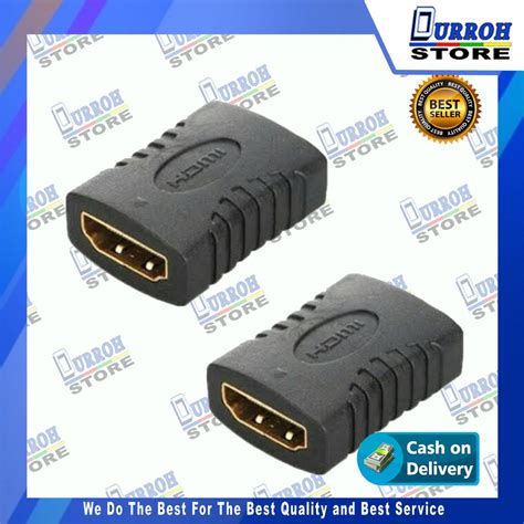 Jual Gender Hdmi Female Female Connector Hdmi Konektor Hdmi Female Shopee Indonesia