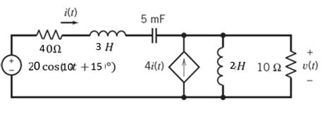 Solved Please Find The Steady State Voltage Vt And Current