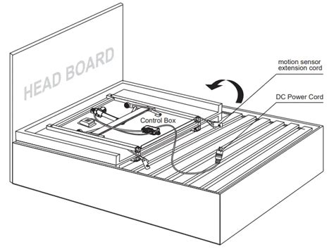 Motosleep Sfab350msatxl Low Profile Bed With Motion Sensor And Audio
