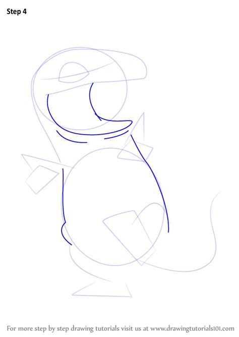 Learn How To Draw Reptar From Rugrats Rugrats Step By Step Drawing