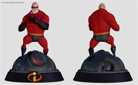 Fan Art Mr Incredible Zbrushcentral