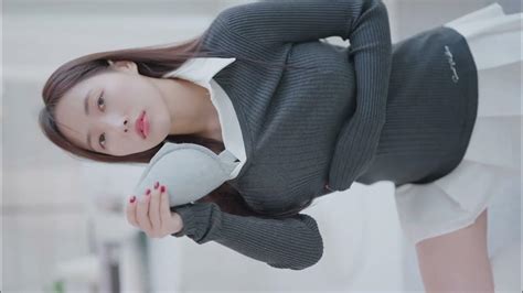 앞에서 벗는 속옷 노브라 노팬티 초미니스커트 Ai룩북 실사 언더웨어 룩북 직캠 레전드 Stockings Underwear Lookbook 모델 연화 룩북 Youtube