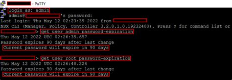 NSX T Admin And Root Account Clear The Password Expiration Setup