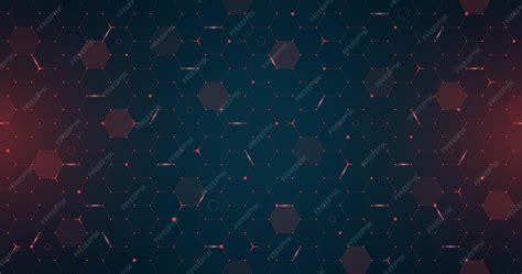 Premium Vector Vr Hud Futuristic Interface Hexagons Grid Digital Ui Screen Hexagonal Mesh